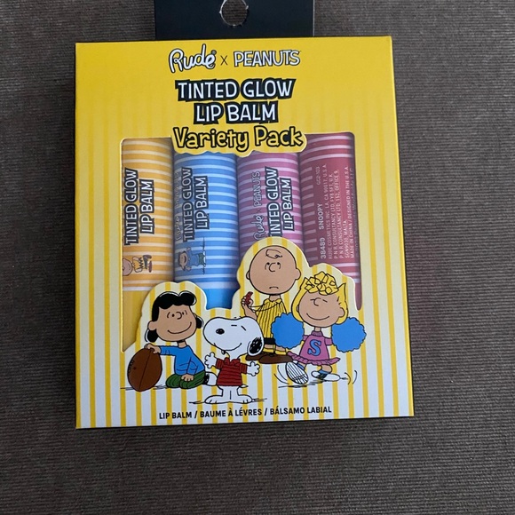 Makeup | New Fresh Rude Cosmetics Peanuts Tinted Glow Lip Balm Charlie ...